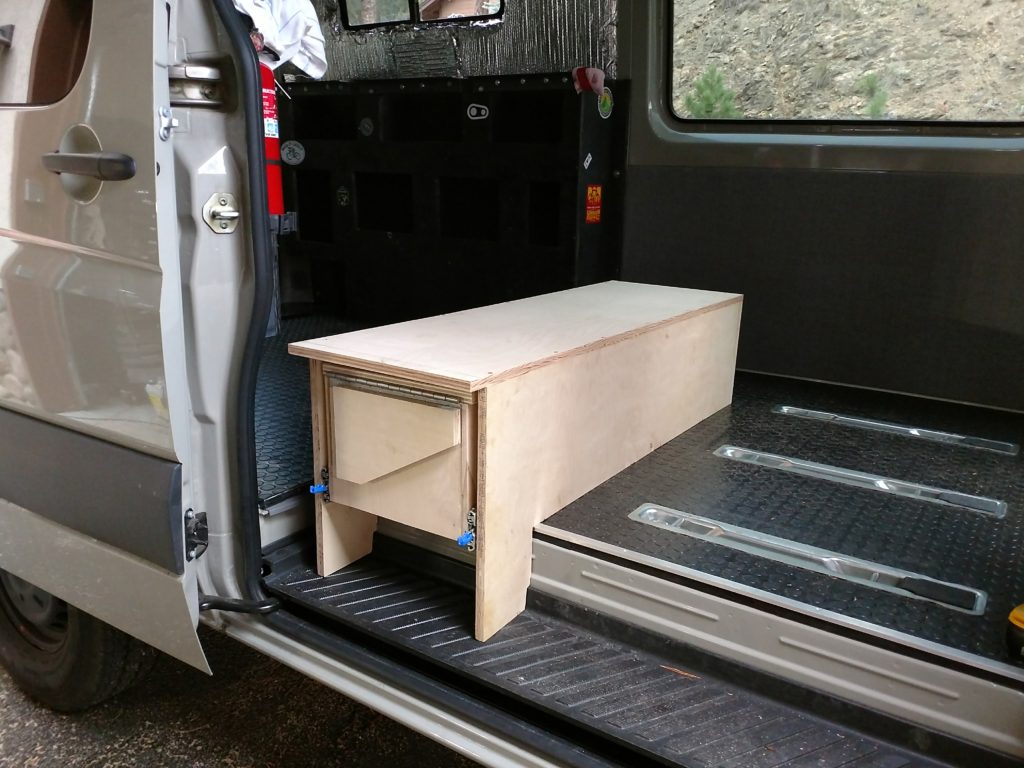 DIY Sprinter Van – Side Slide Mini Kitchen - RidingRoadsAndTrails