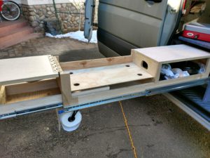 DIY Sprinter Van – Side-slide mini-kitchen update - RidingRoadsAndTrails