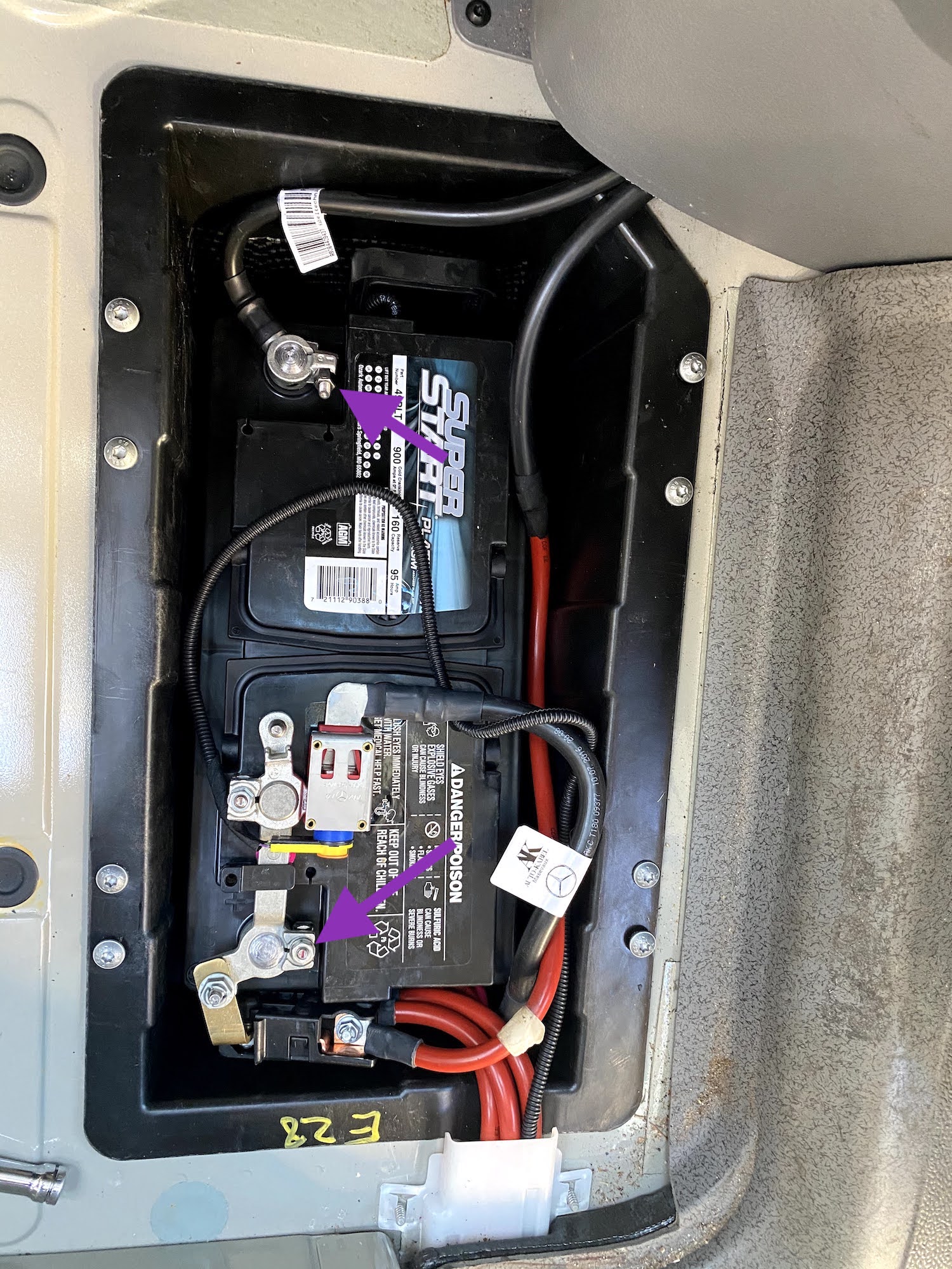DIY – Sprinter starter battery replacement - RidingRoadsAndTrails