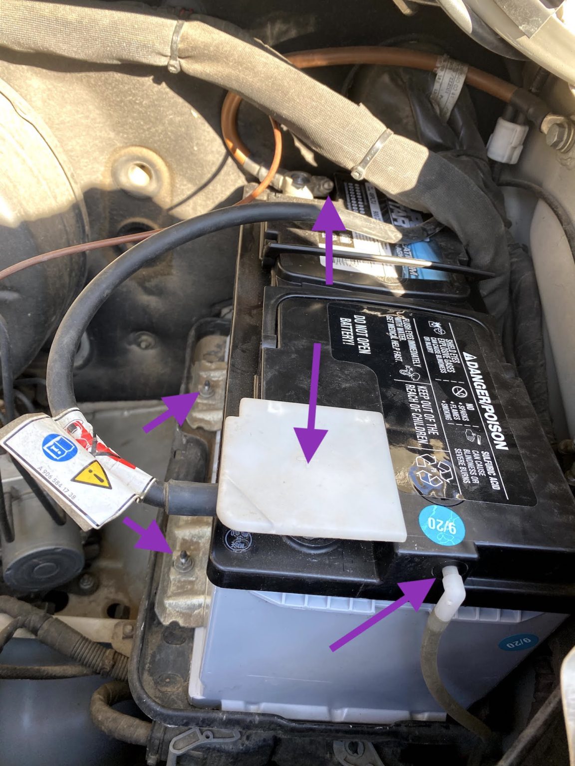 DIY – Sprinter starter battery replacement - RidingRoadsAndTrails
